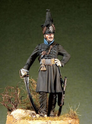 Deaths' Hussars Officer, Duke of Brunswick, 1815 - Pegaso World