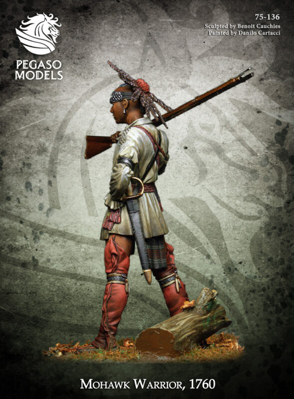 Mohawk warrior, 1760 - PegasoWorld