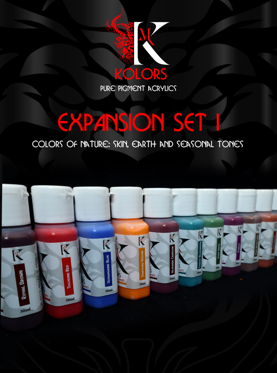 Kimera Kolors - PURE PIGMENTS EXPANSION SET: Colors of Nature - Pegaso ...