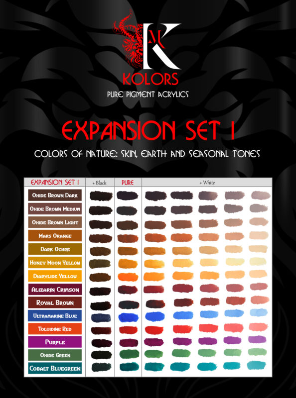 Kimera Kolors - PURE PIGMENTS EXPANSION SET: Colors of Nature - Pegaso ...