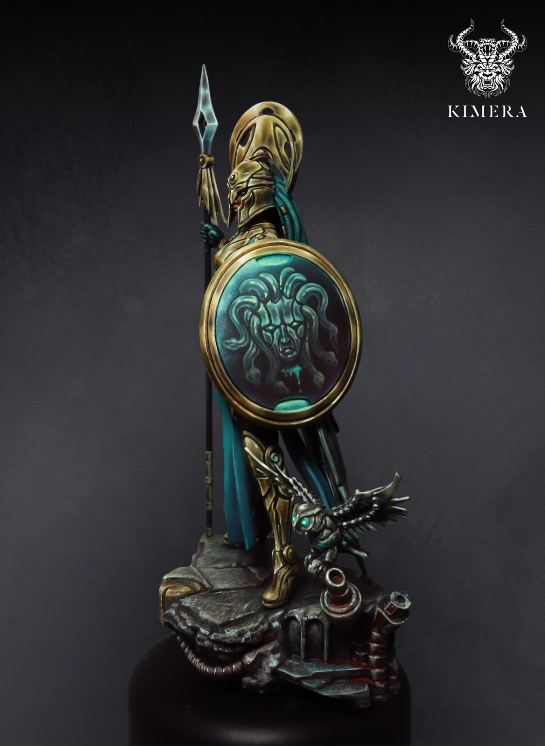 Athena - 75mm fantasy female warrior miniature - Kimera Models